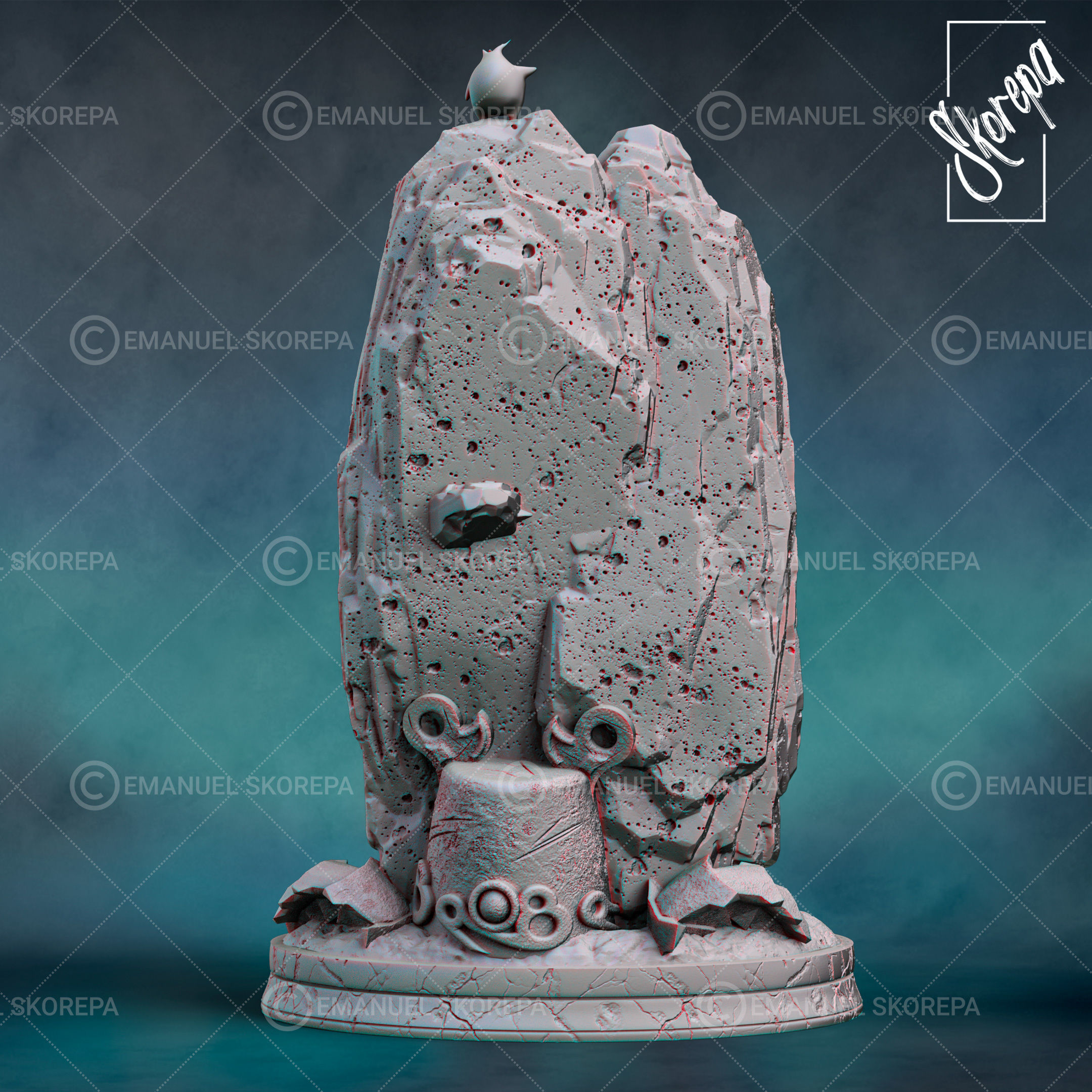 Link Climbing Diorama 3D model 3D printable | CGTrader