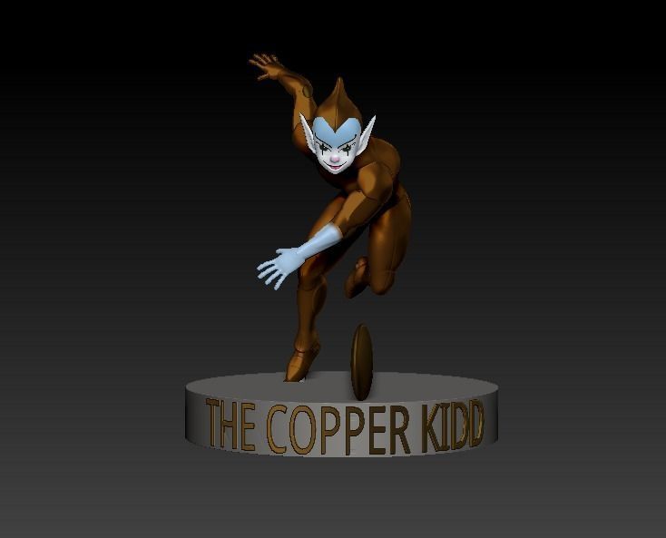 The copper kid from Silverhawks 3D model 3D printable | CGTrader