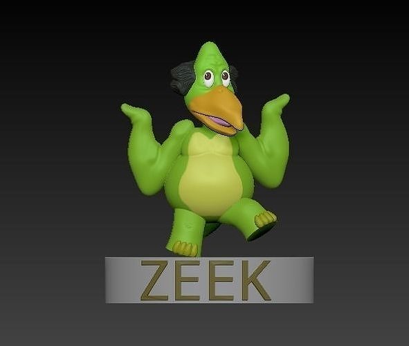 Zeek from Silverhawks 3D model 3D printable | CGTrader