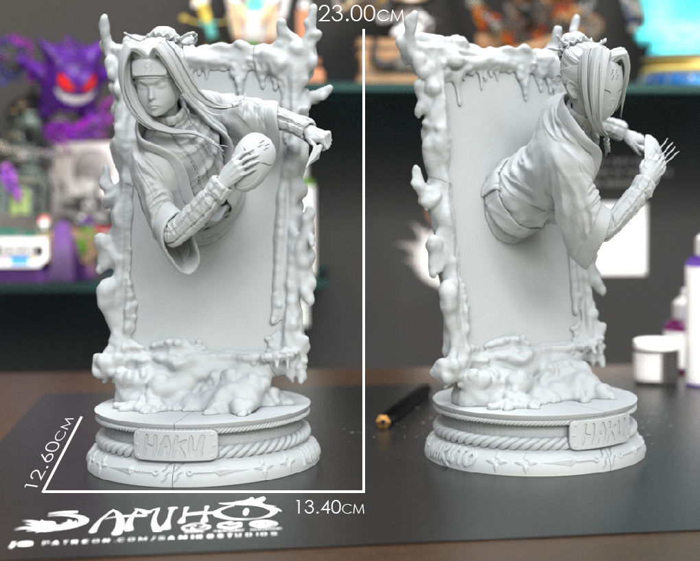 SAMIHO STUDIOS - Haku Crystal Mirror - STLs Ready for Printing 3D model ...