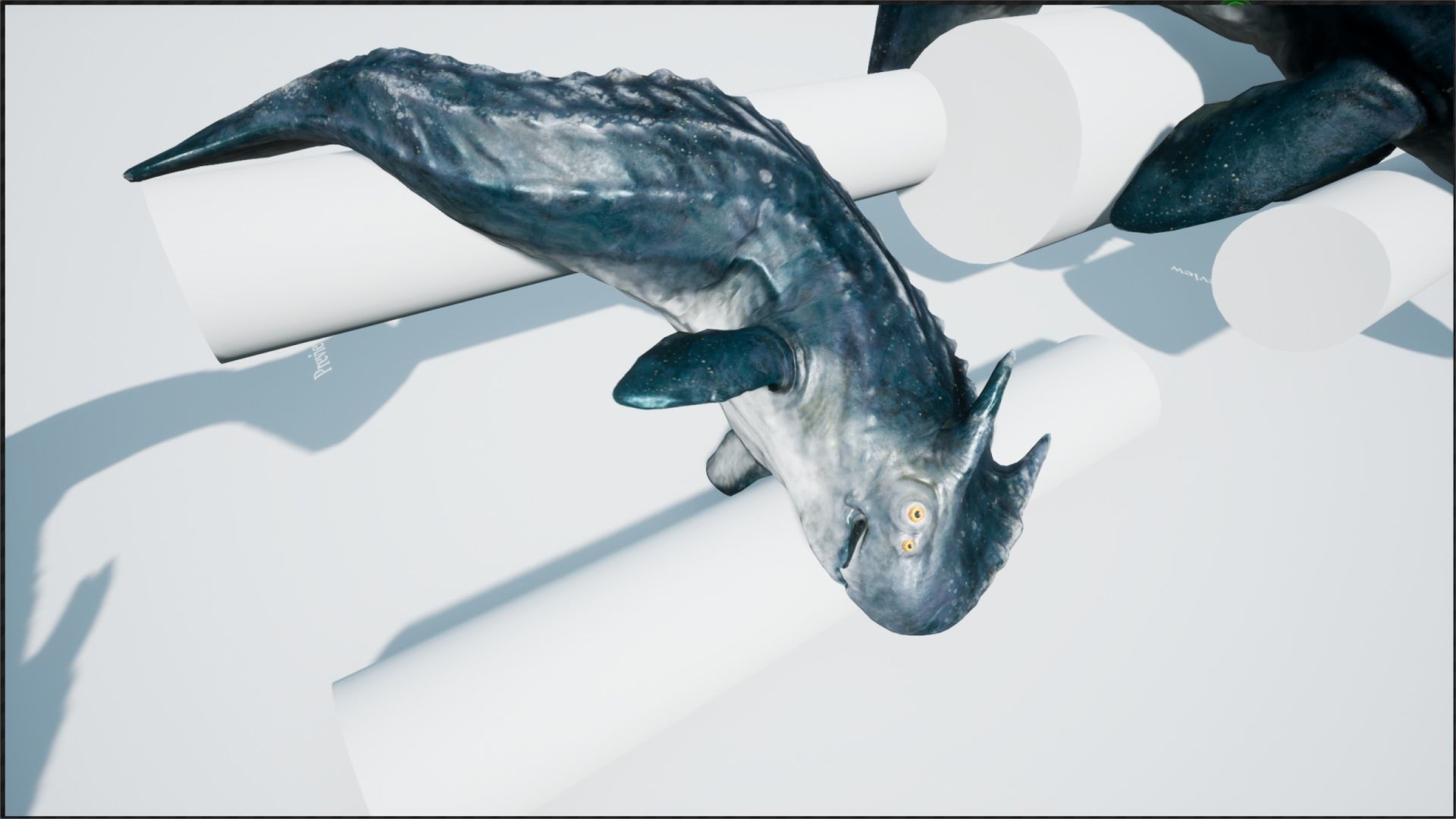 3D model Alien Fantasy Ocean Creature - Tri Whale with Unreal Support ...