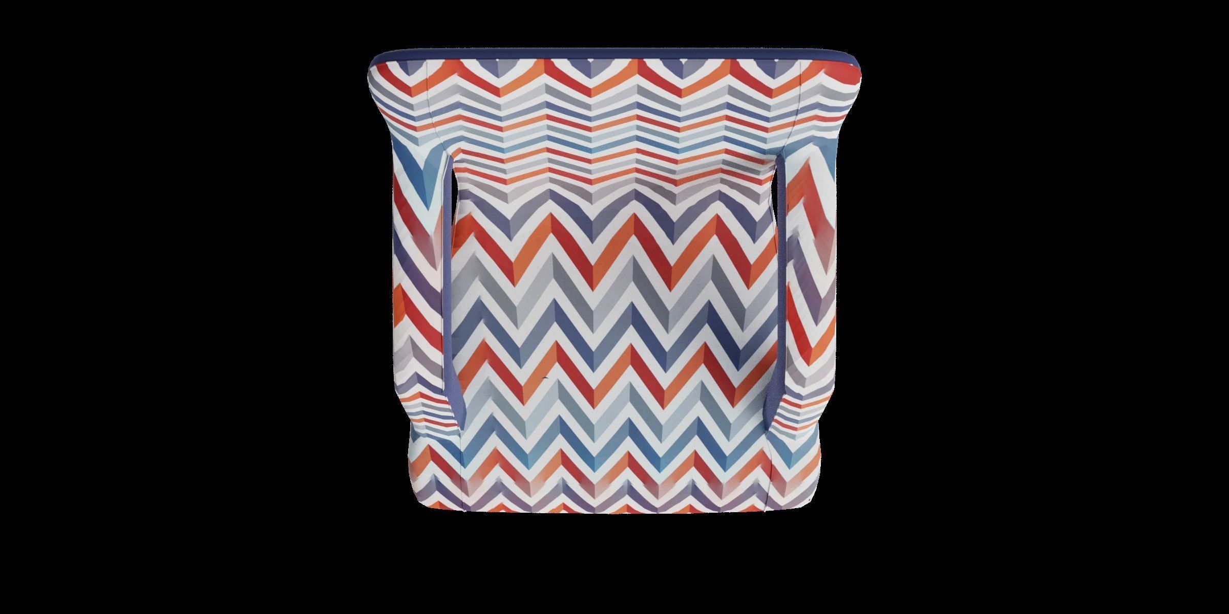 3D model Foldable Zigzag Chair VR / AR / low-poly | CGTrader