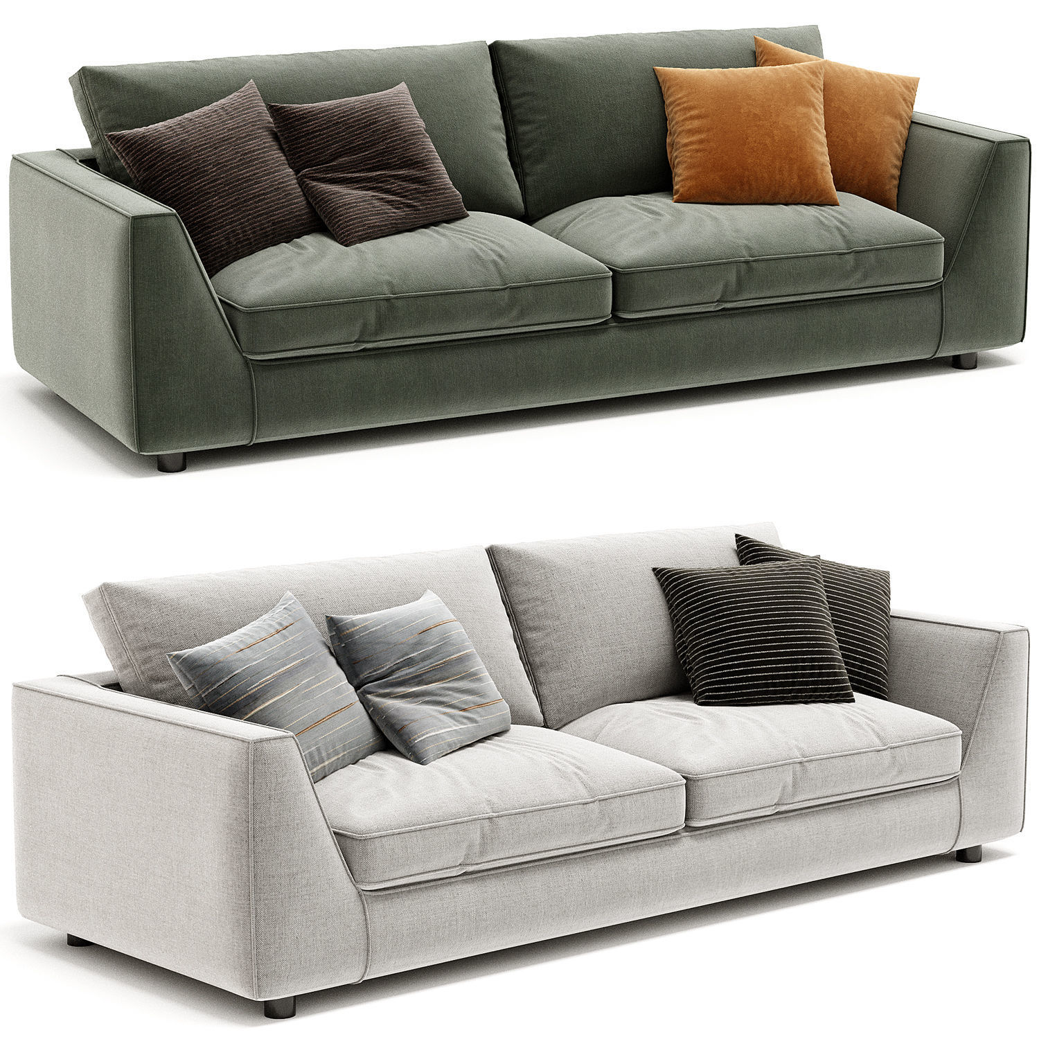 Eilersens Chess Sectional Sofa by Eilersen 3D model | CGTrader