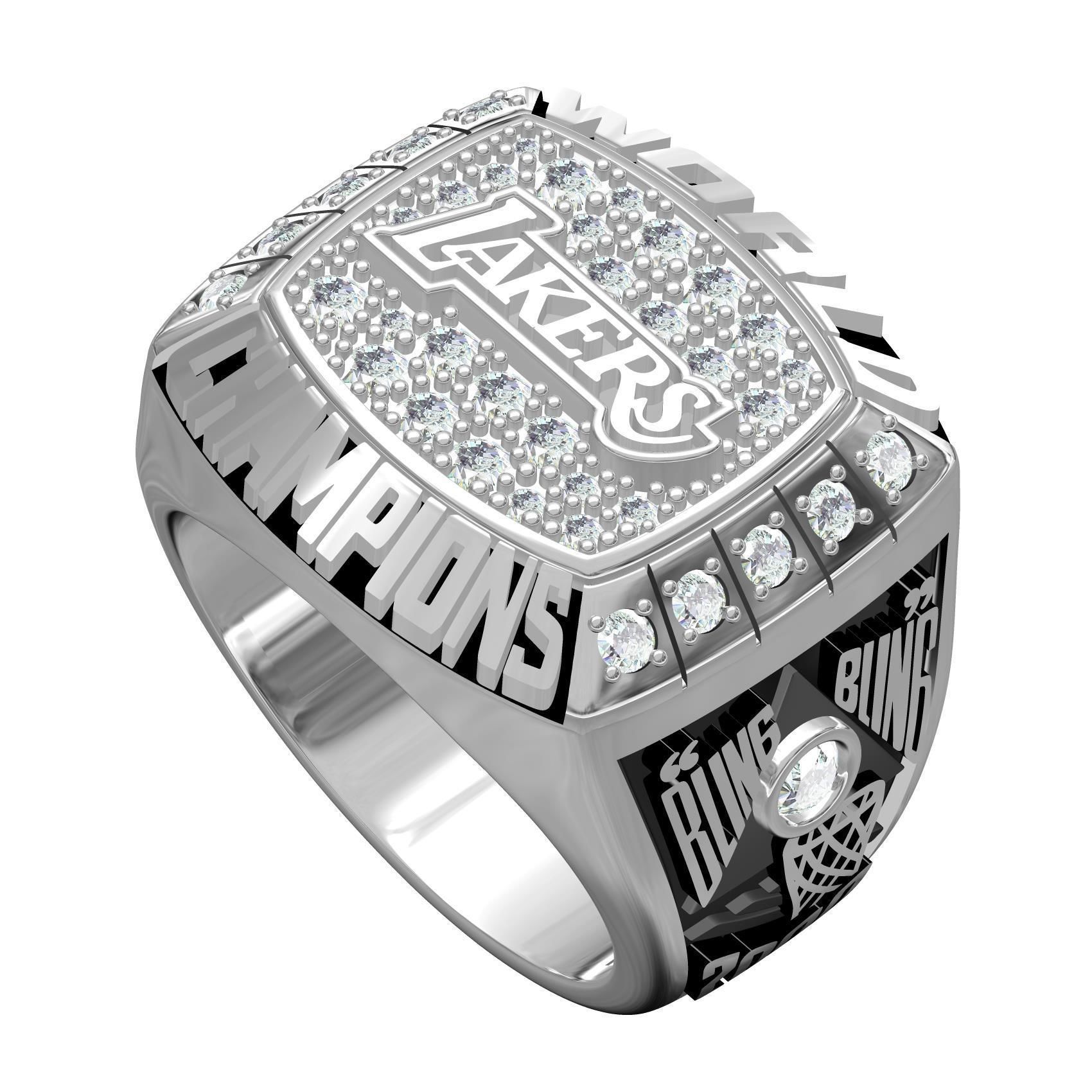 Lakers Championship Ring 3D model 3D printable | CGTrader