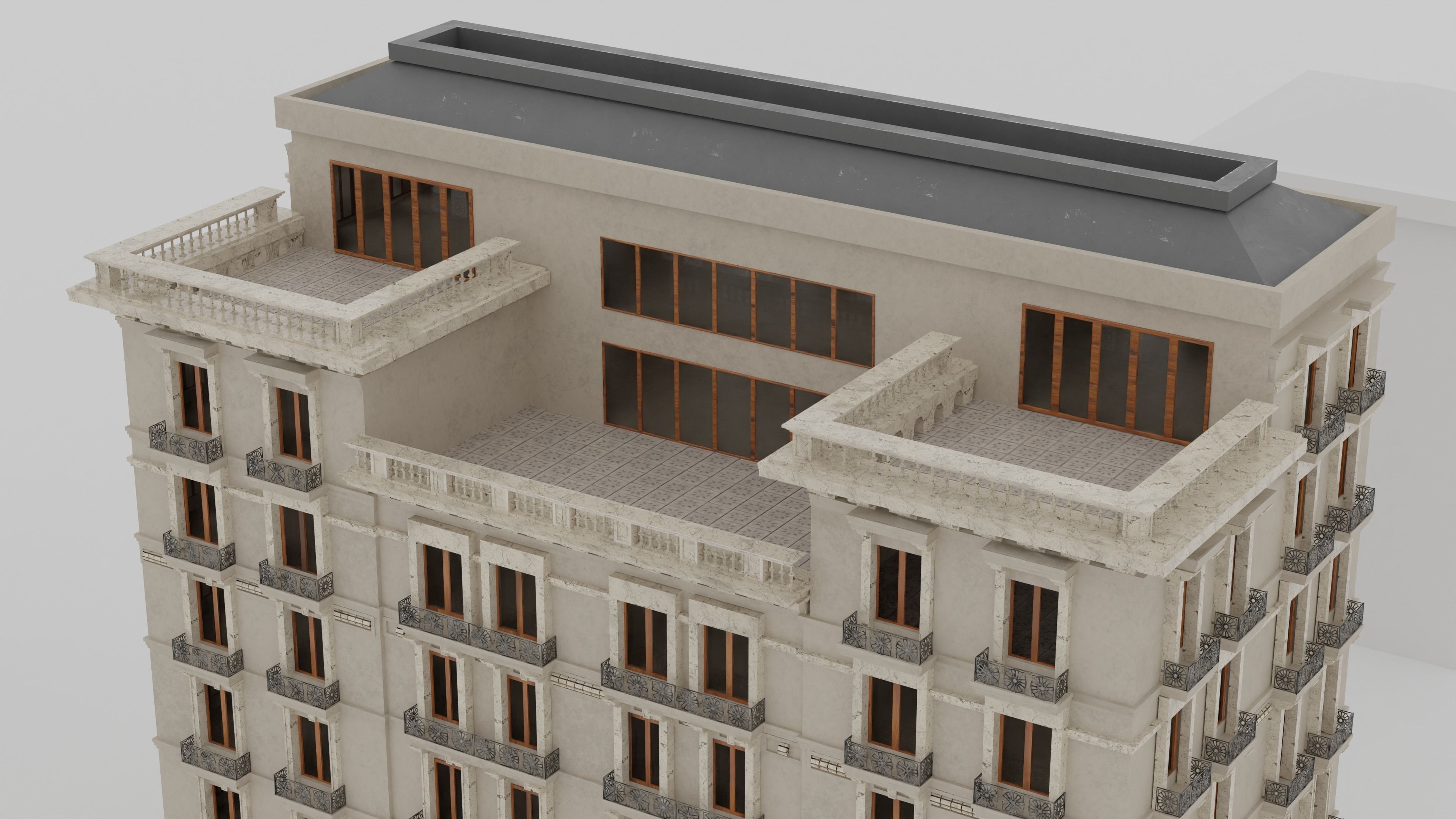Classical Architecture Apartment 3D model | CGTrader