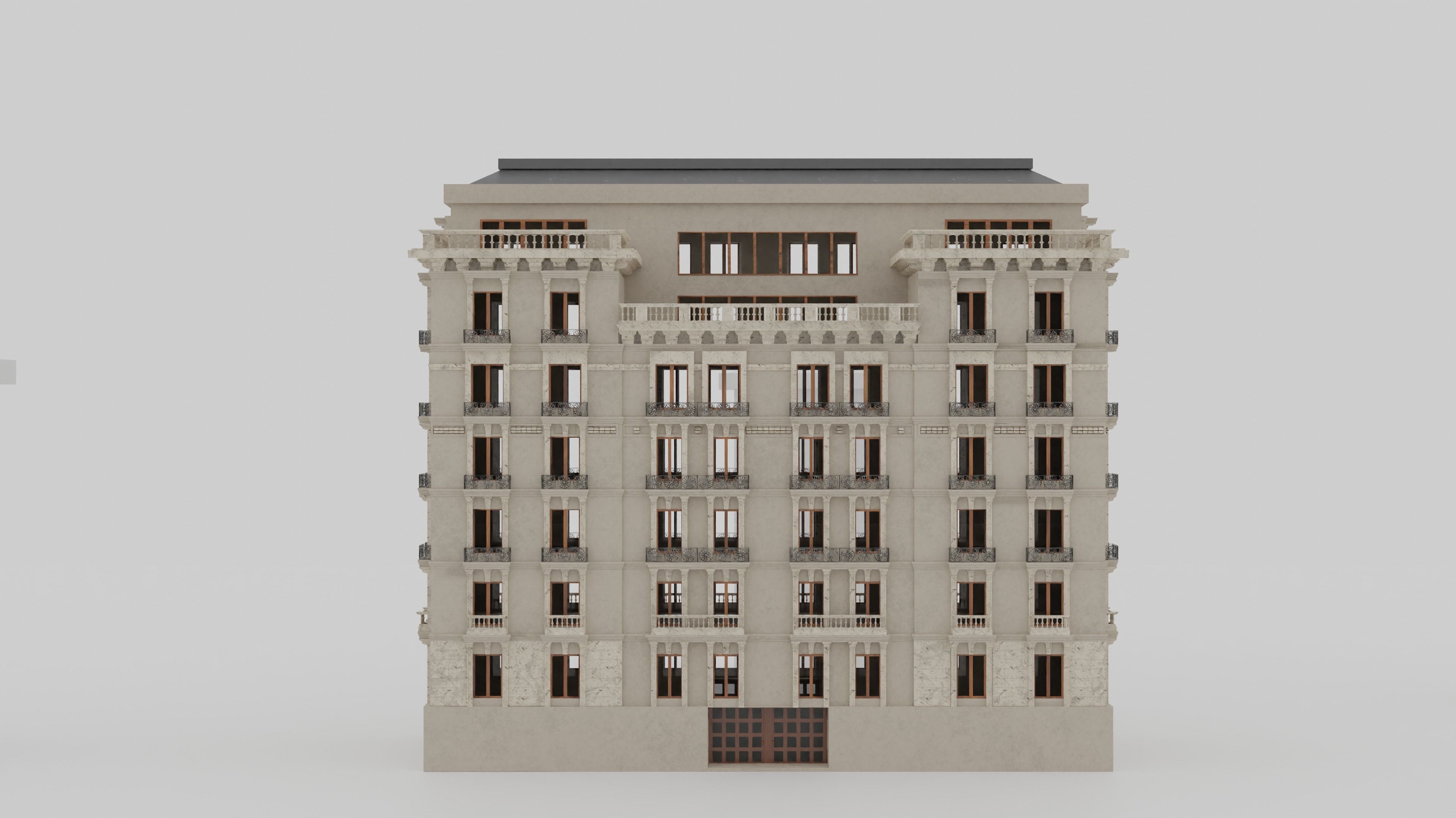 Classical Architecture Apartment 3D model | CGTrader