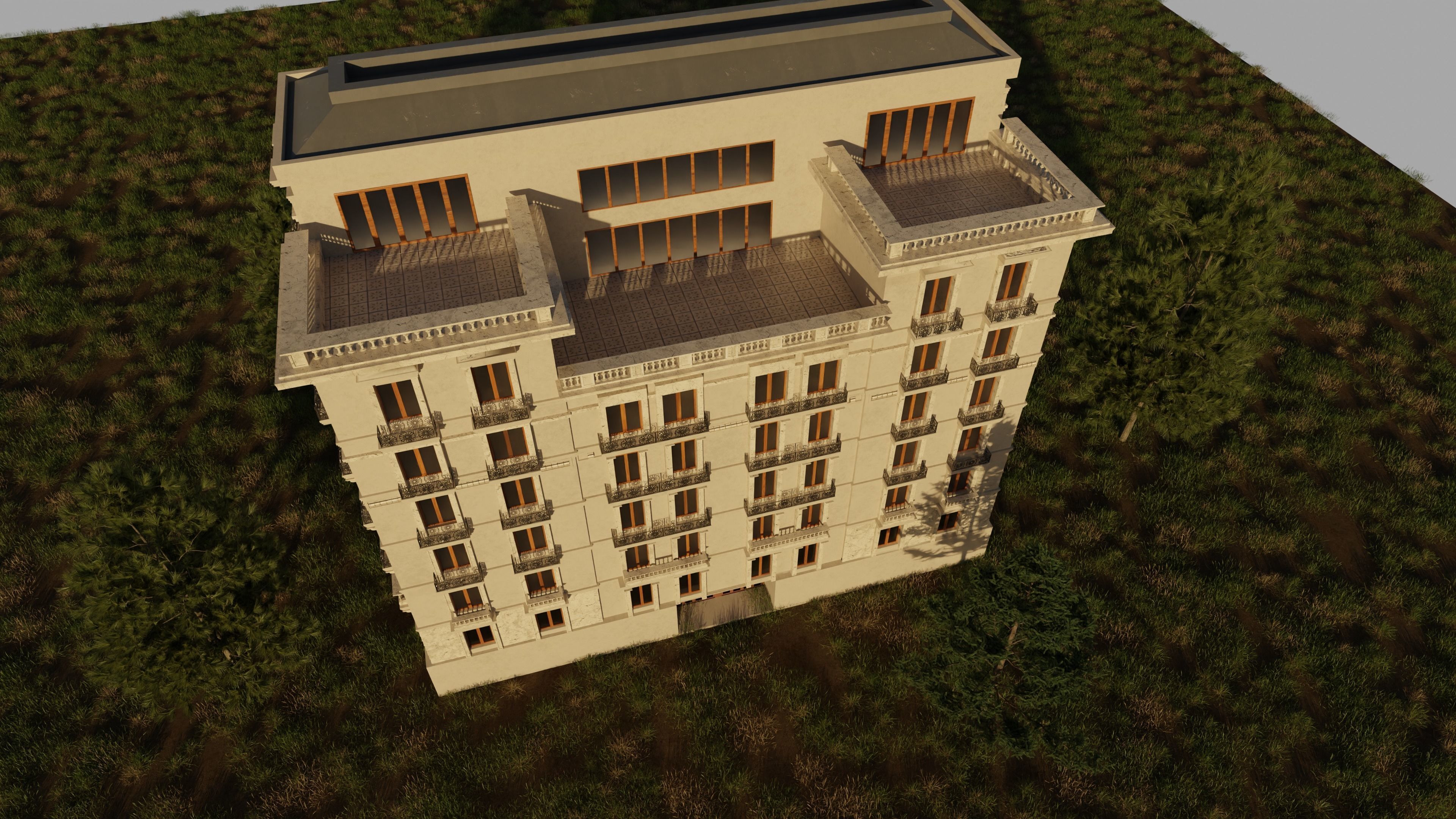 Classical Architecture Apartment 3D model | CGTrader