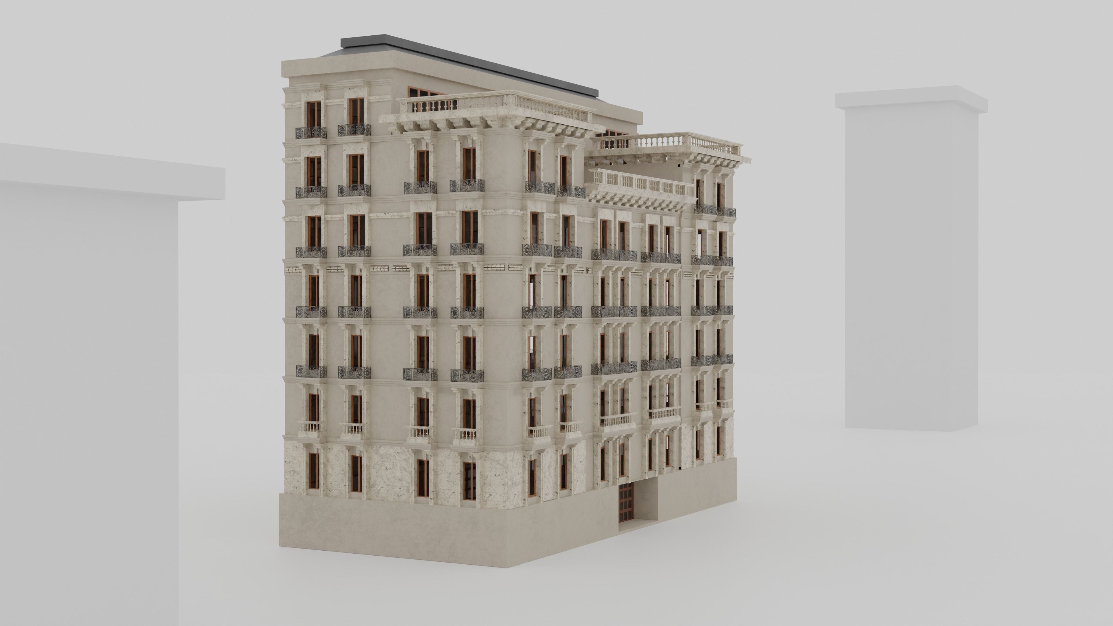 Classical Architecture Apartment 3D model | CGTrader