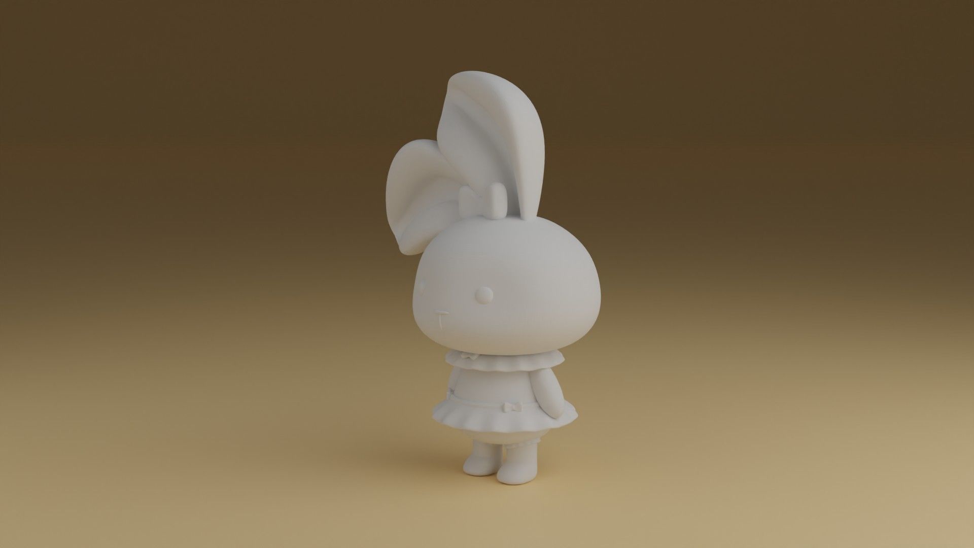 bunny 3D model 3D printable | CGTrader
