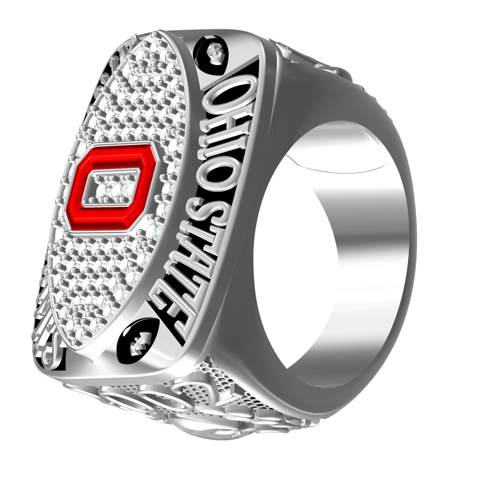 Ohio State Championship Ring 3D model 3D printable | CGTrader