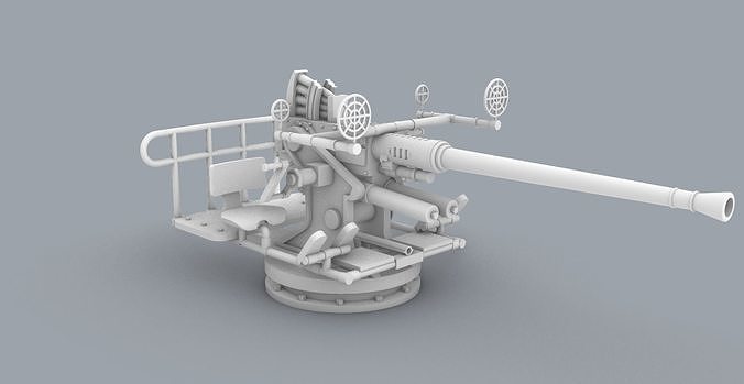 3D model Bofors L60 40mm VR / AR / low-poly | CGTrader