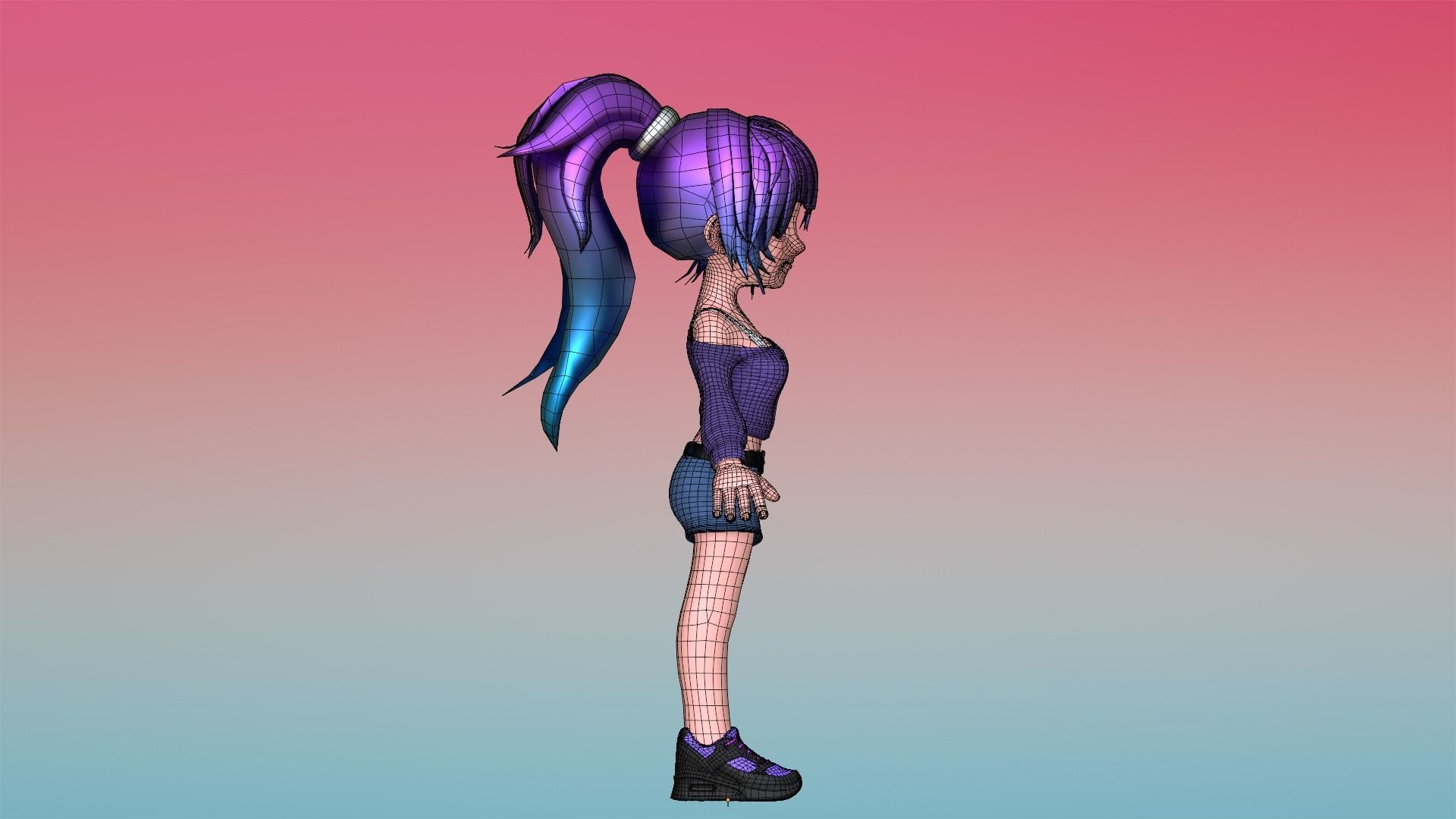 3D model Poppy Cartoon Character VR / AR / low-poly | CGTrader