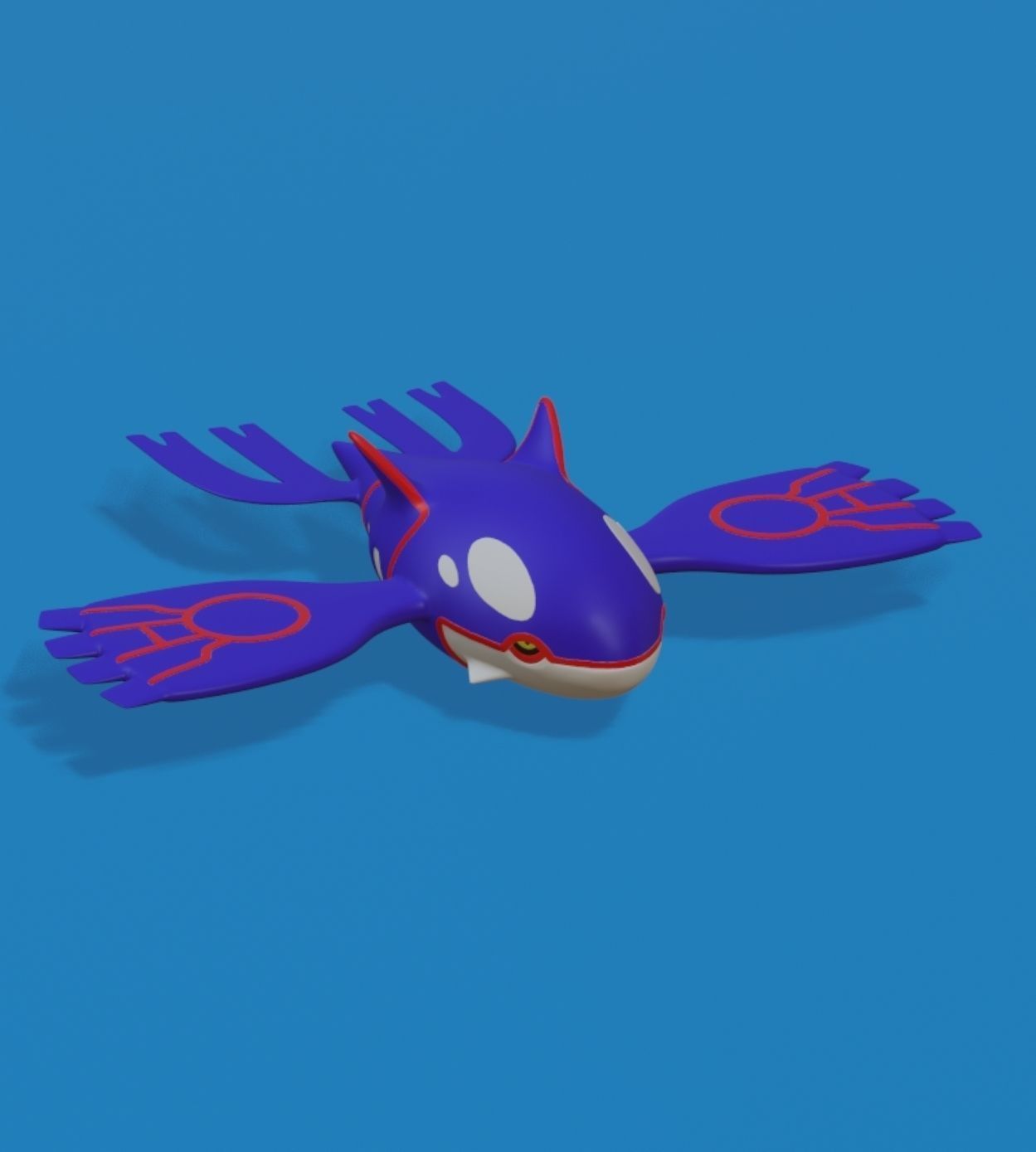 KYOGRE POKEMON 3D model 3D printable | CGTrader