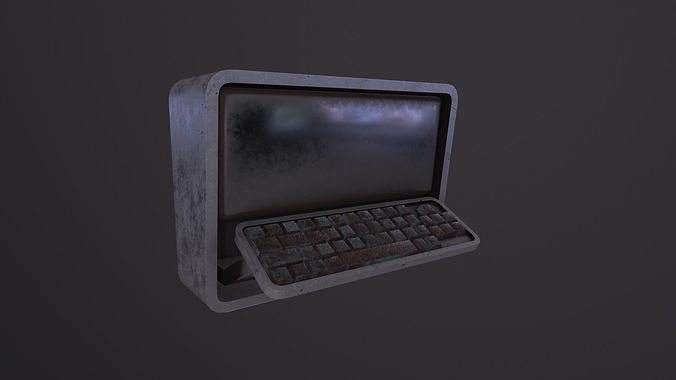 3D model Old Terminal Console 3D Model VR / AR / low-poly | CGTrader
