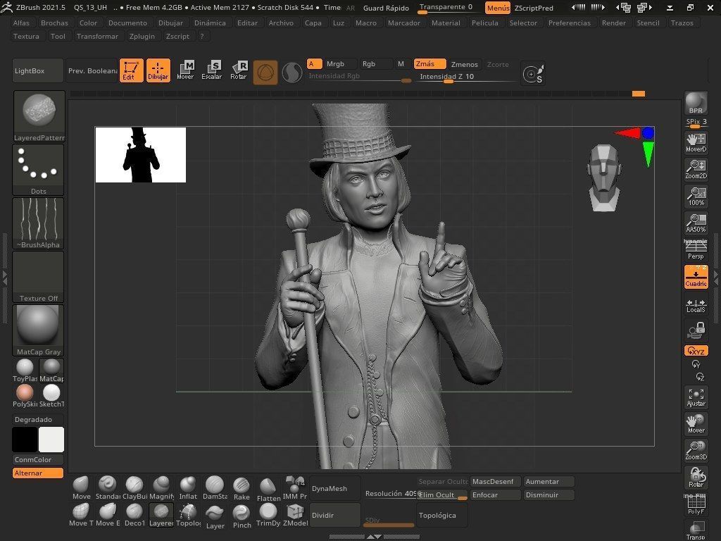 willy wonka 3D model 3D printable | CGTrader