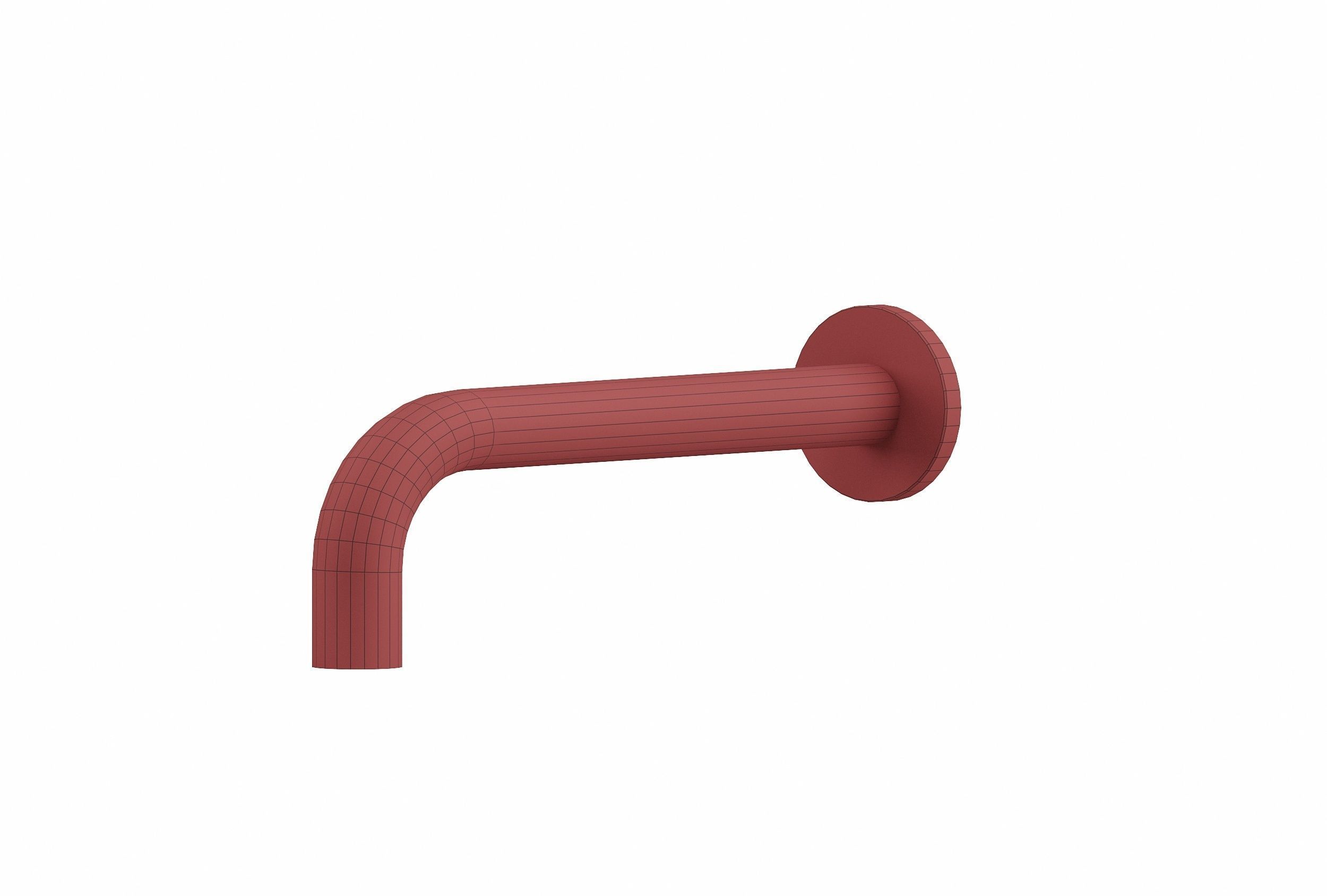 UNIVERSAL ROUND CURVED SPOUT 3D model | CGTrader