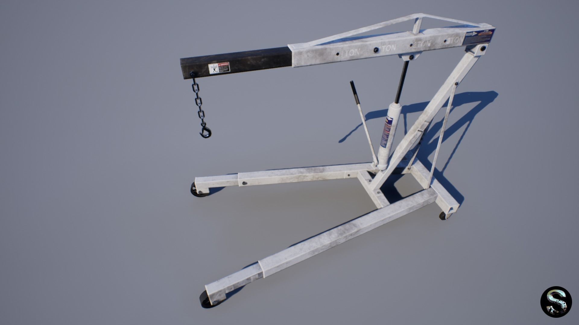 3D model Engine Hoist VR / AR / low-poly | CGTrader