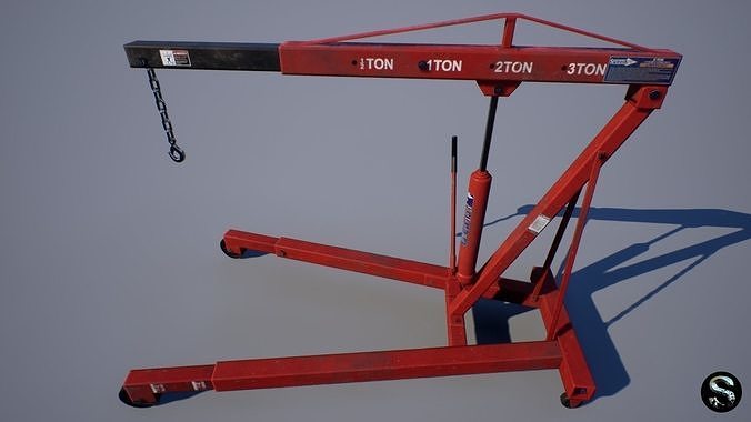 3D model Engine Hoist VR / AR / low-poly | CGTrader