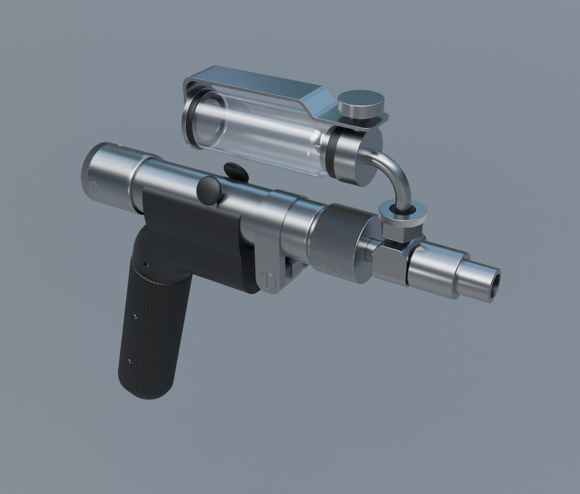 Mechanical needleless injector BI-7M 3D model | CGTrader