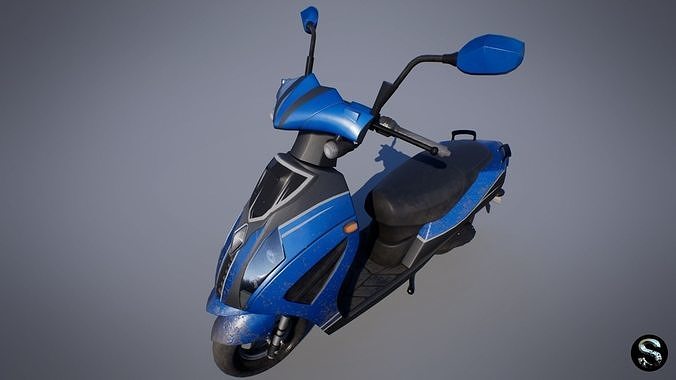 3D model Scooter VR / AR / low-poly | CGTrader