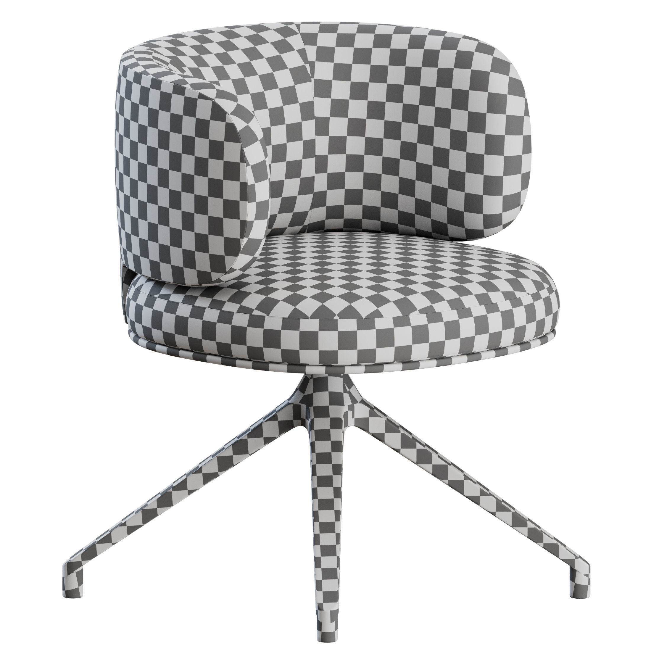 AKIKO Chair Swivel By Gallotti and Radice 3D model | CGTrader