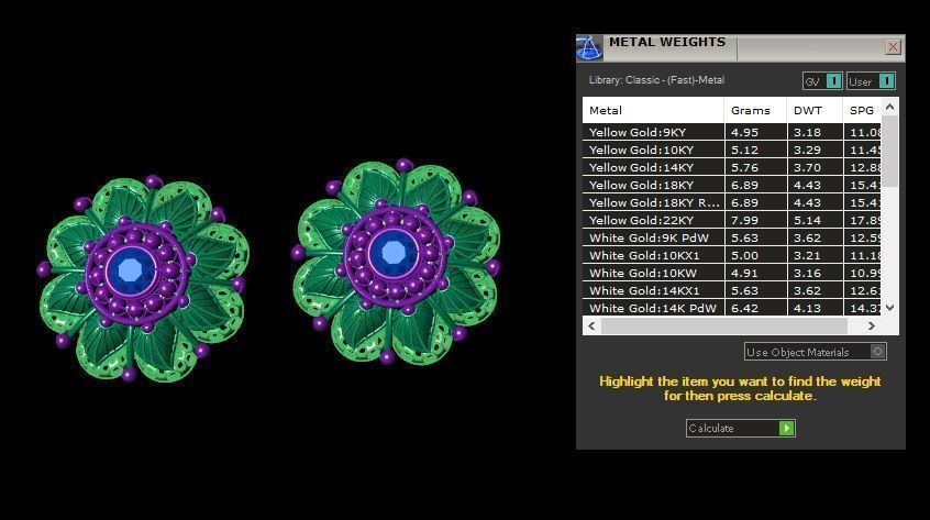 Earrings 3D model 3D printable | CGTrader