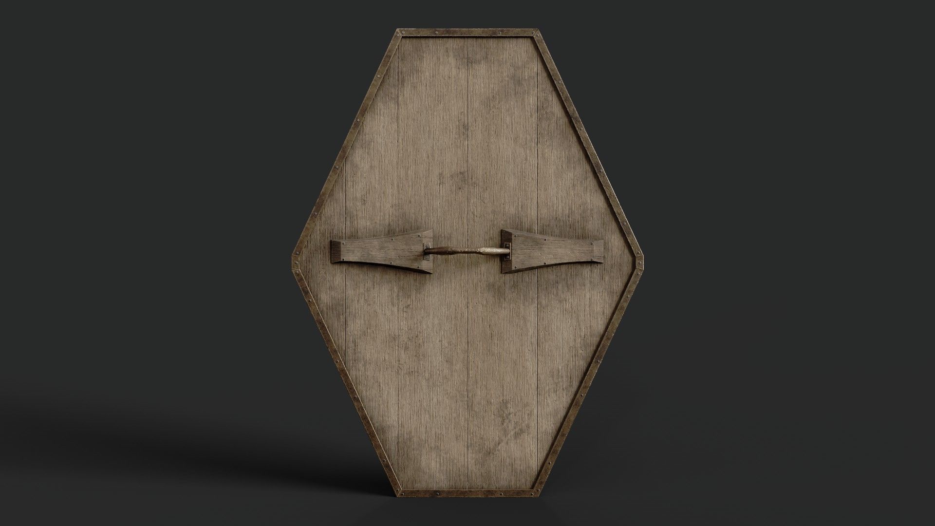 3D model Slavic diamond-shaped shield painted face of the sun symbol VR ...