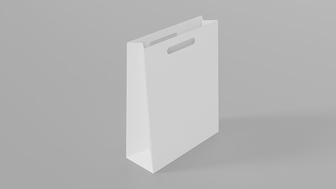 3D model 3d model shopping bag for mockup VR / AR / low-poly | CGTrader