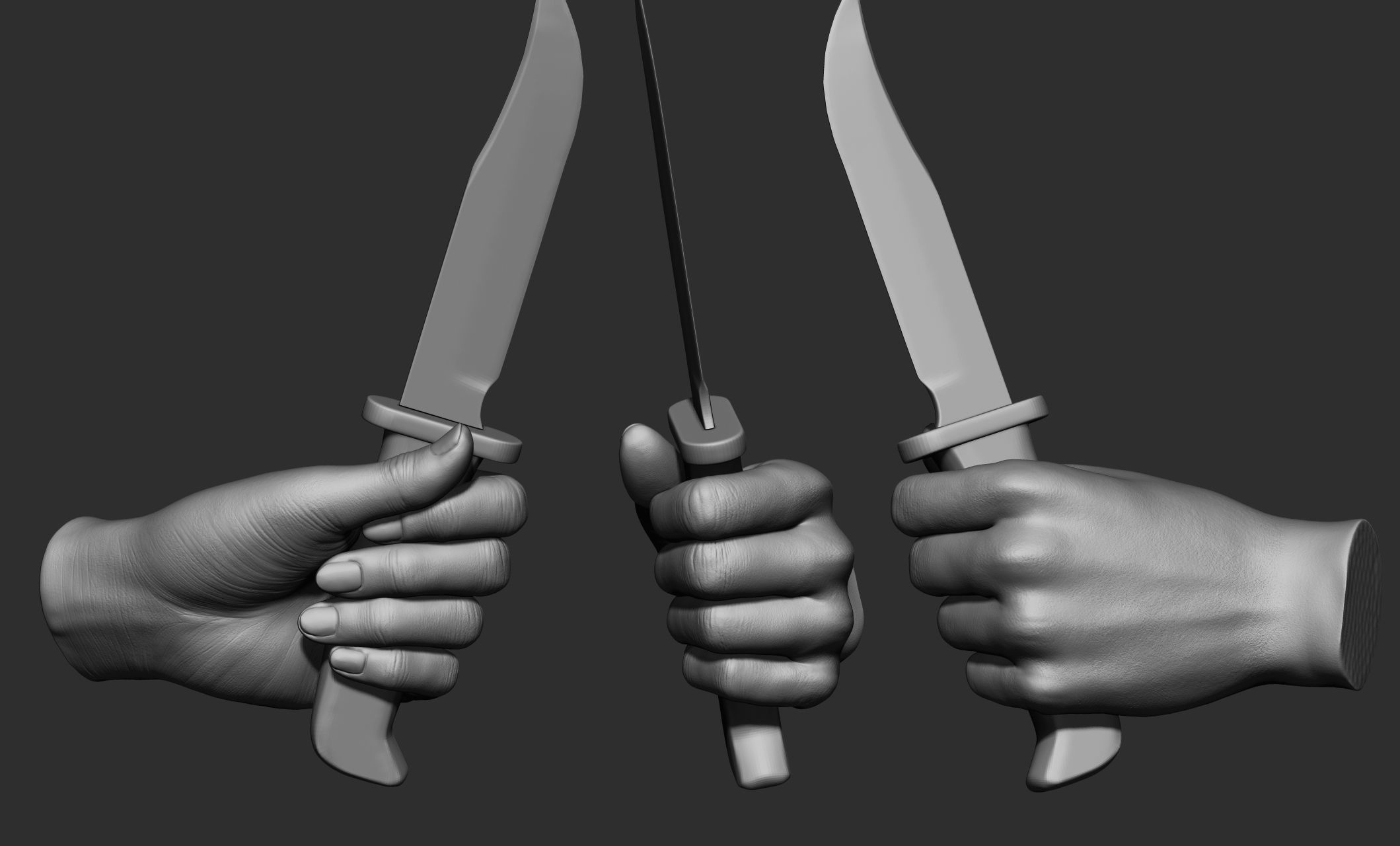 15 Female hand poses 3D model | CGTrader