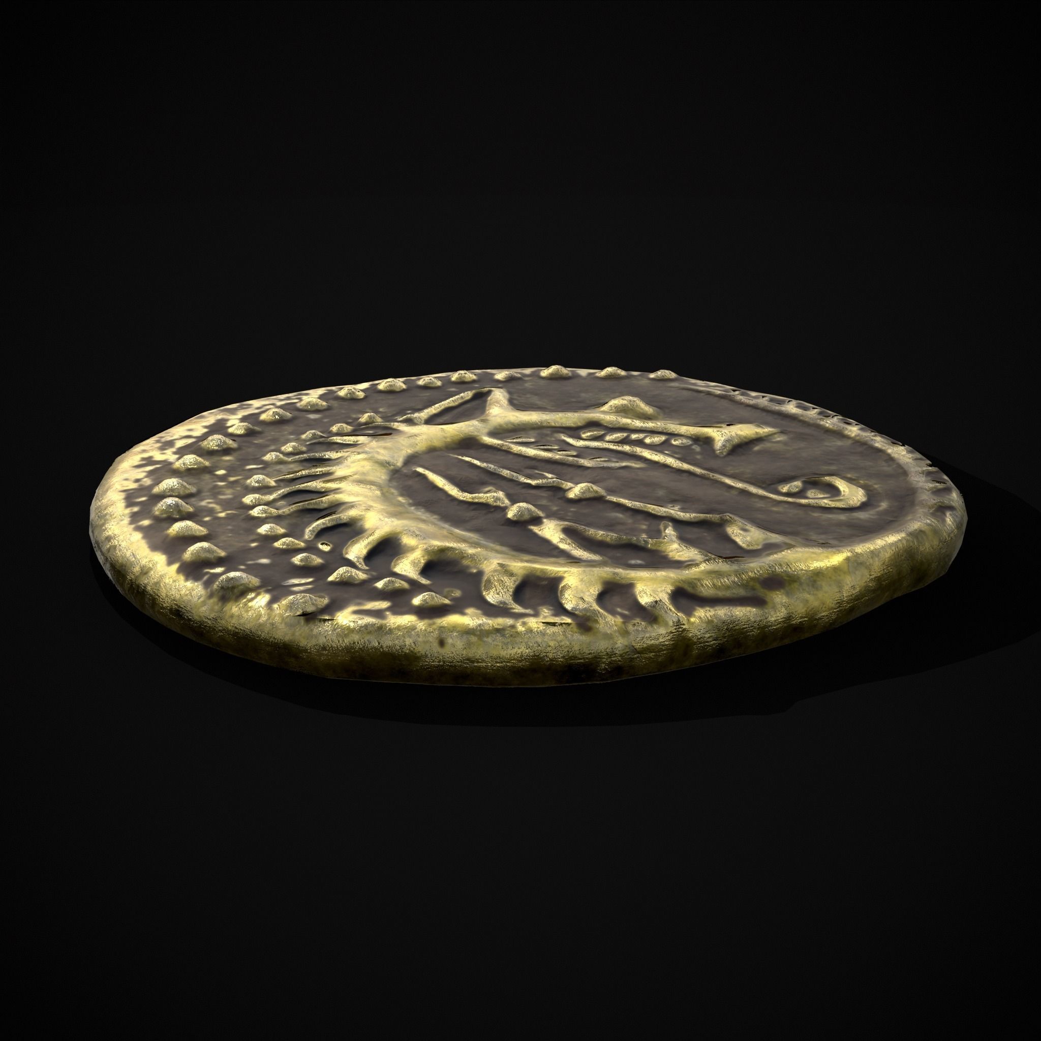 3D model Viking Wolf Coin VR / AR / low-poly | CGTrader
