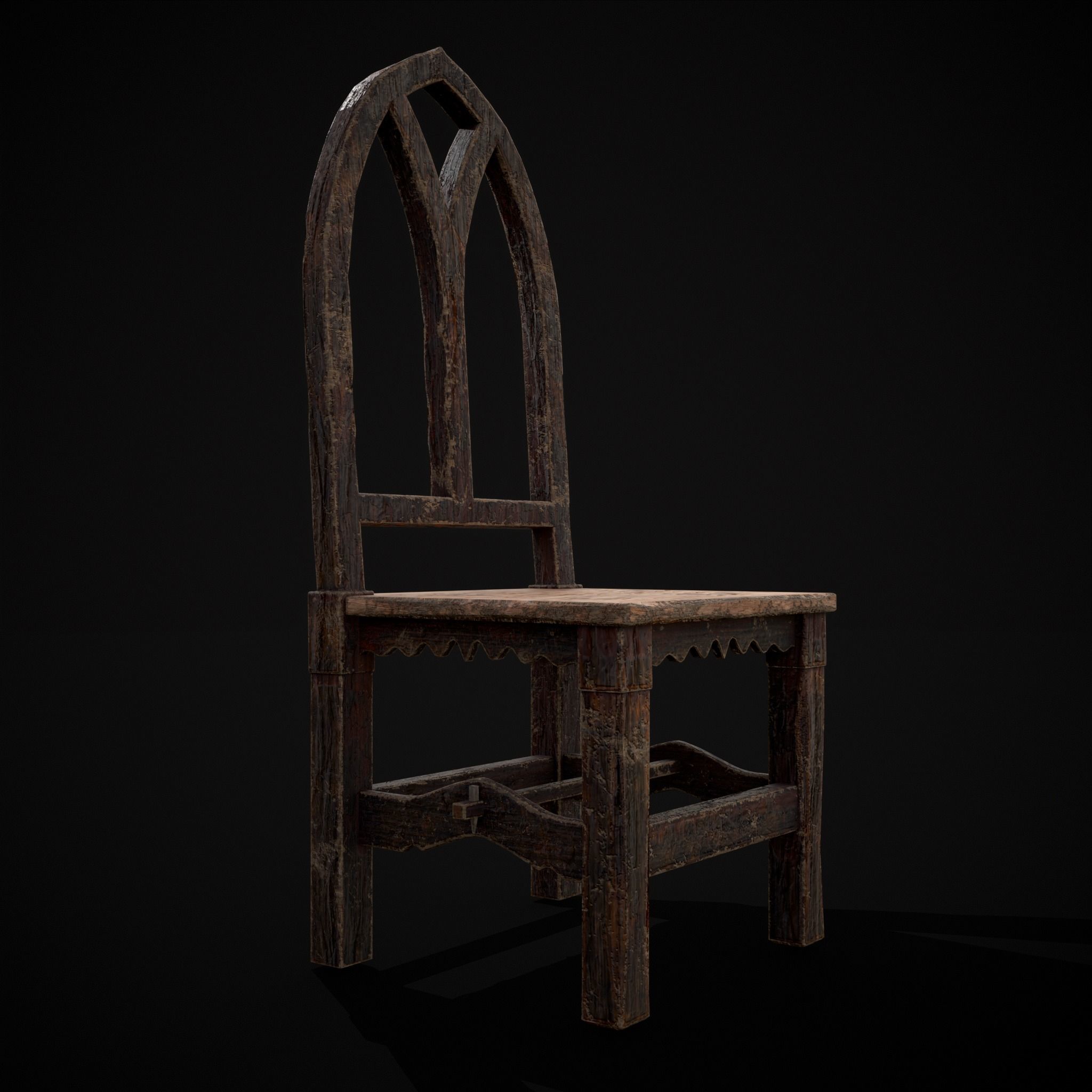 3D model Medieval Kitchen Table Set VR / AR / low-poly | CGTrader