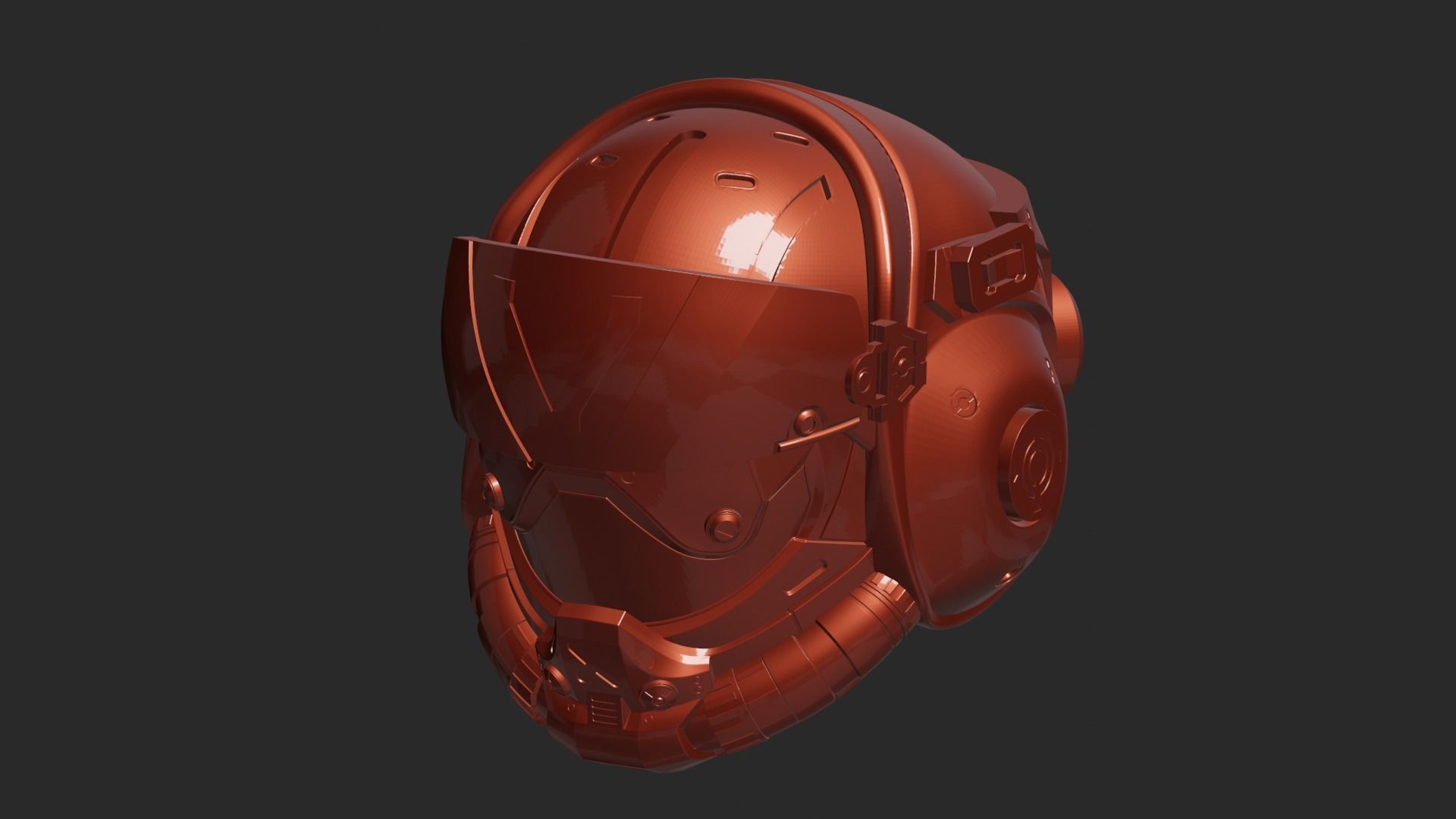 Valkyrie Birthright Titan Fall Helmet 3D model 3D printable | CGTrader