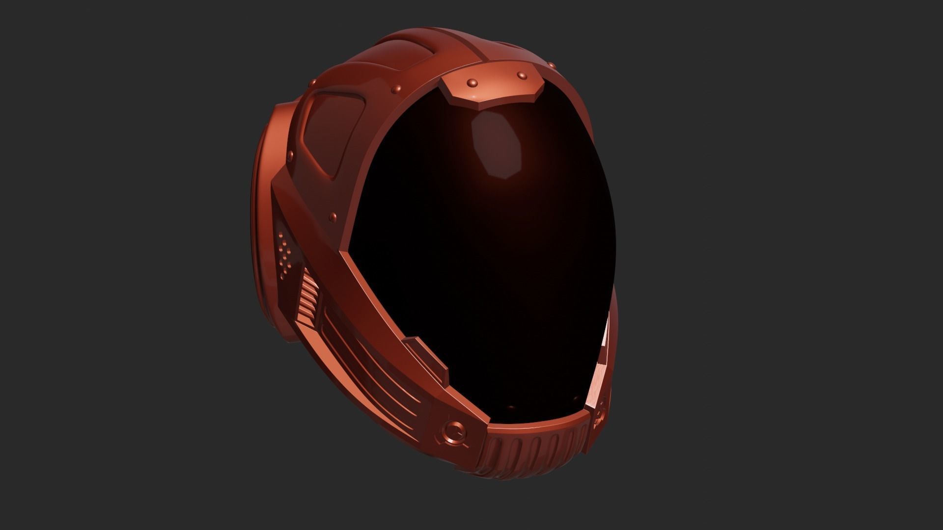 TNT Helmet 3D model 3D printable | CGTrader