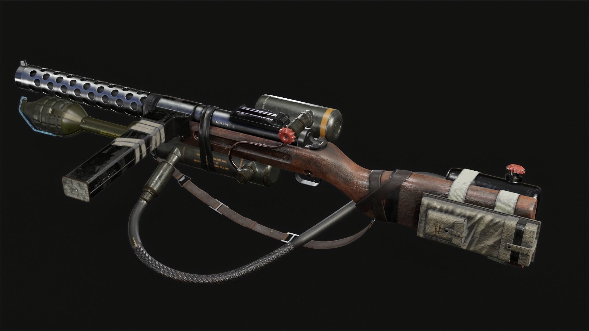 sterling submachine gun 3D model | CGTrader