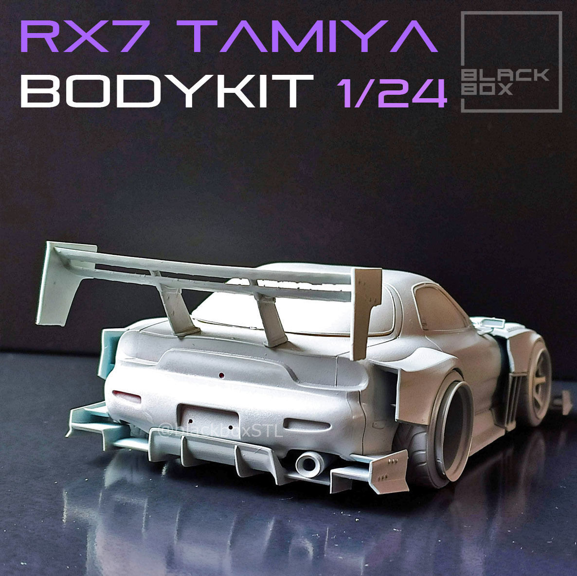 TIME ATTACK RX7 Bodykit FOR Tamiya 1-24th Modelkit 3D model 3D ...