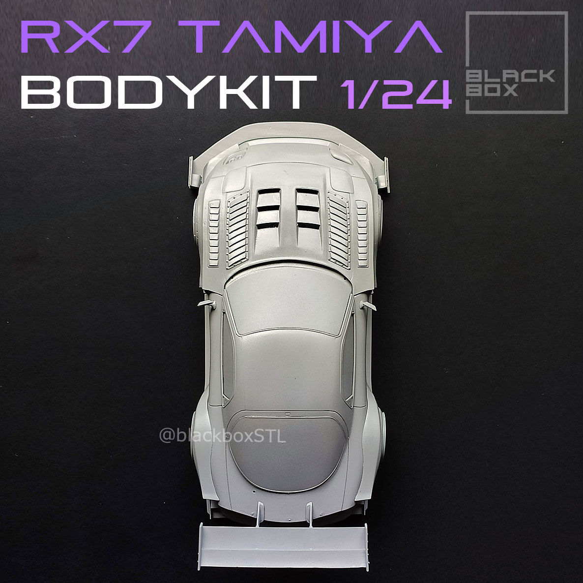 TIME ATTACK RX7 Bodykit FOR Tamiya 1-24th Modelkit 3D model 3D ...