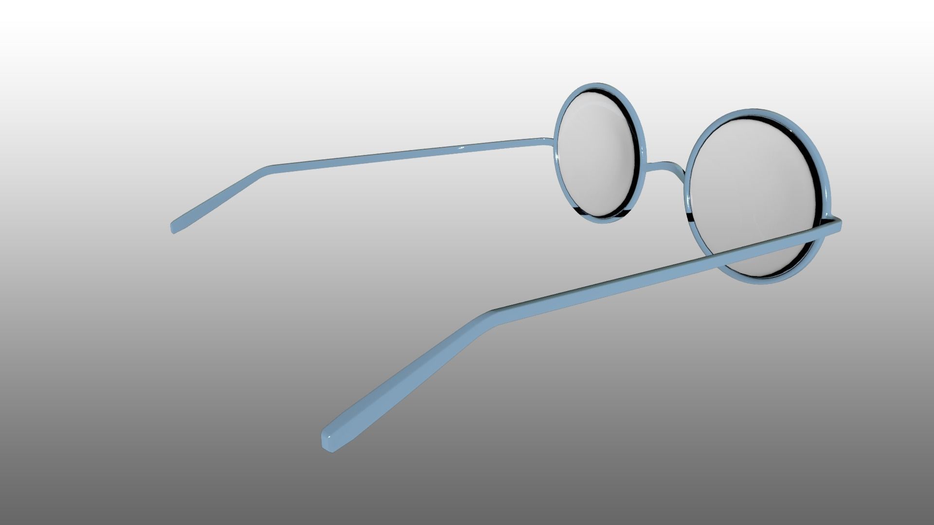 Circle-frame Glasses 3D model | CGTrader