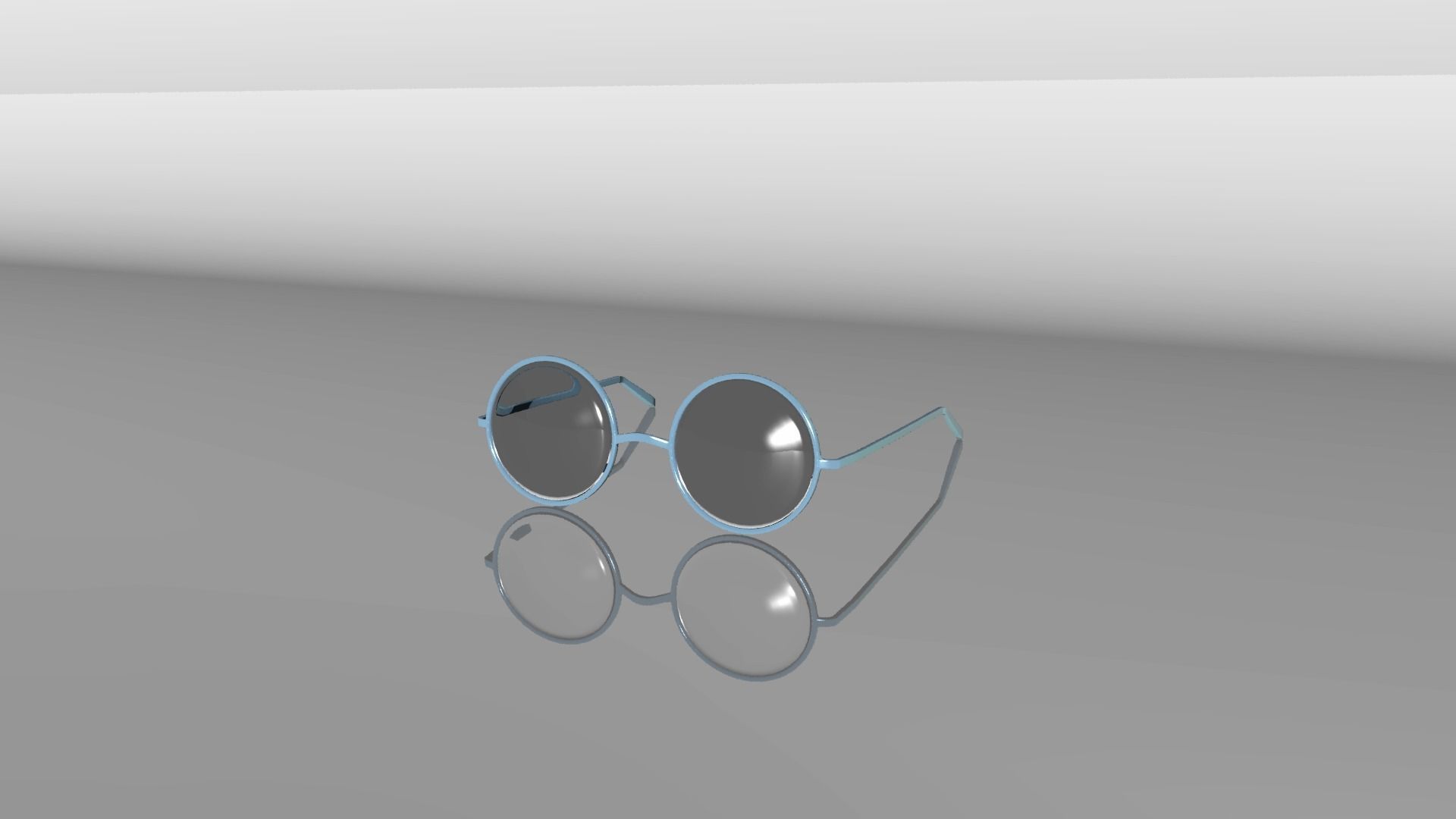 Circle-frame Glasses 3D model | CGTrader