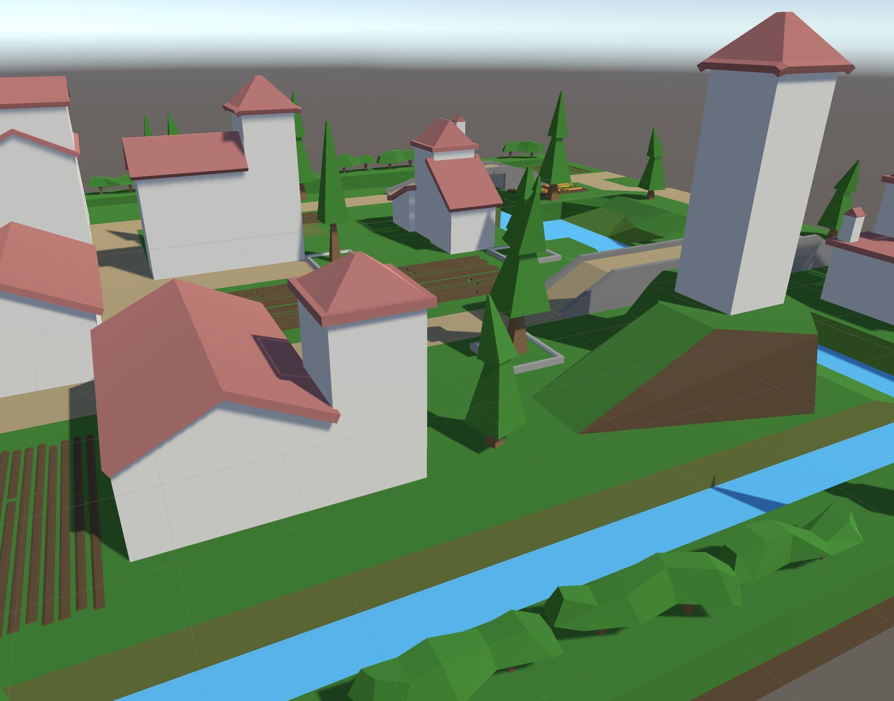 Village Land 1 complete 3D model | CGTrader
