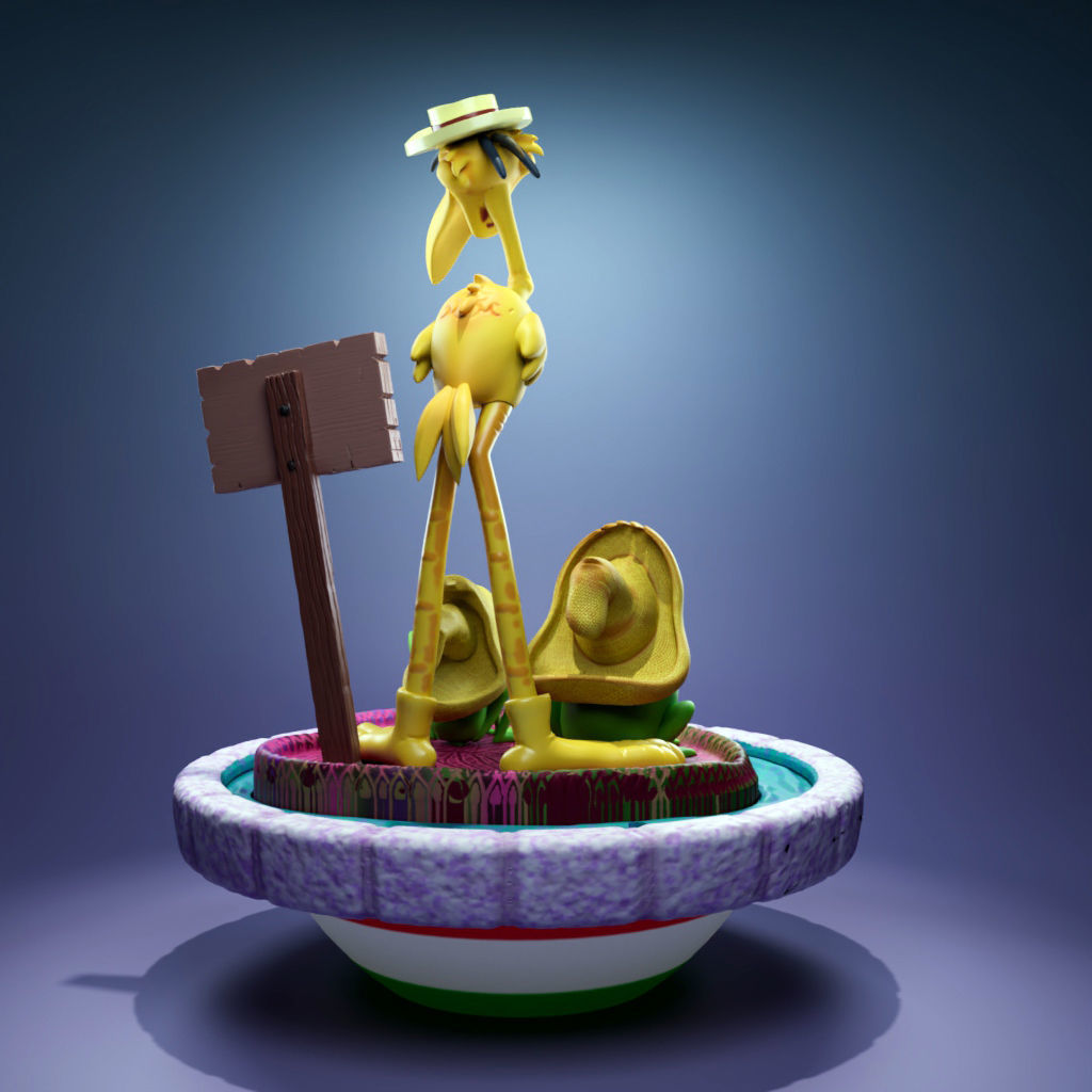 Tijuana Toads and Crazy Legs 3D model 3D printable | CGTrader