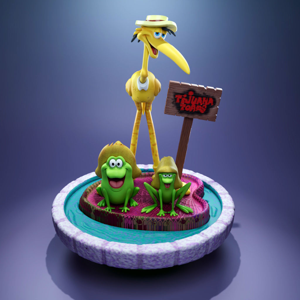 Tijuana Toads and Crazy Legs 3D model 3D printable | CGTrader