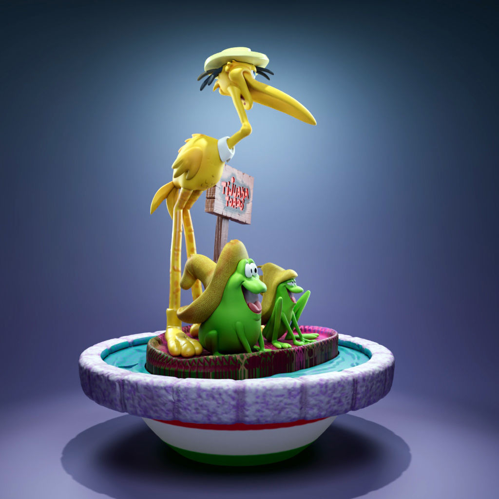 Tijuana Toads and Crazy Legs 3D model 3D printable | CGTrader