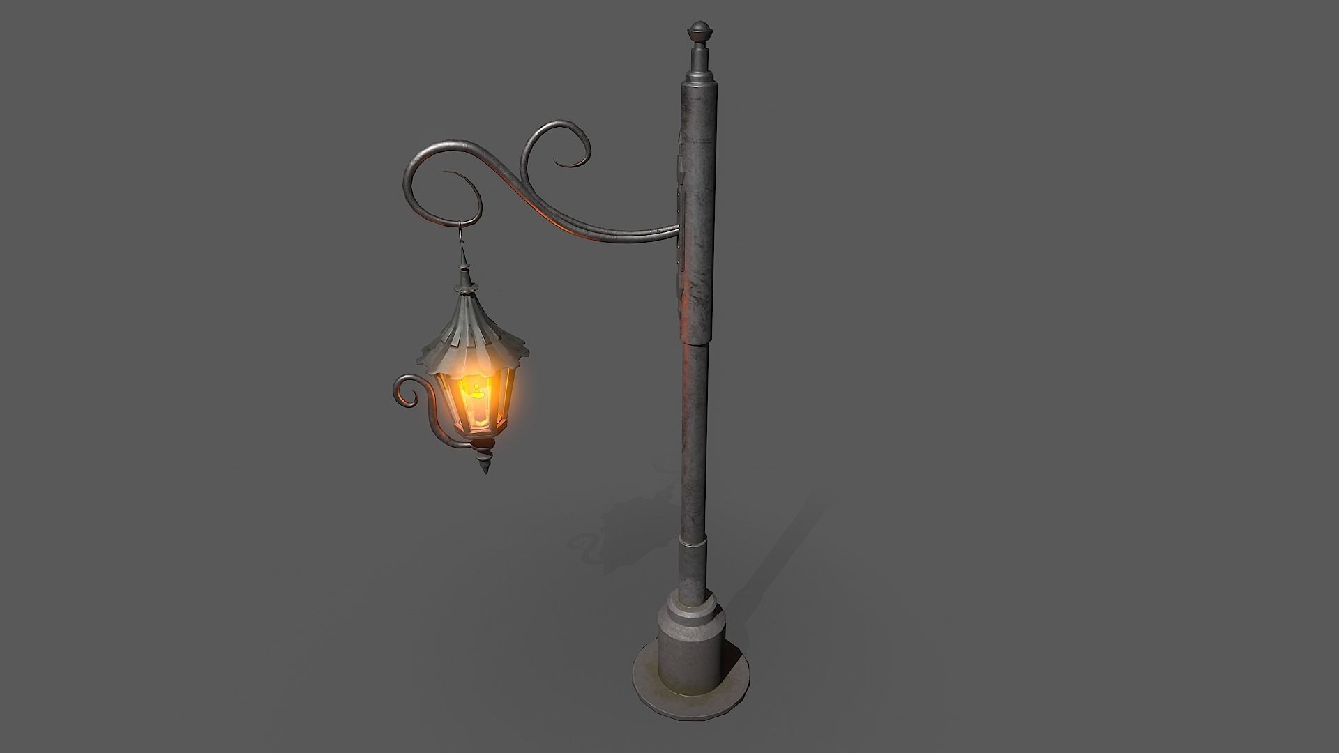 3D model Lamp Post VR / AR / low-poly | CGTrader