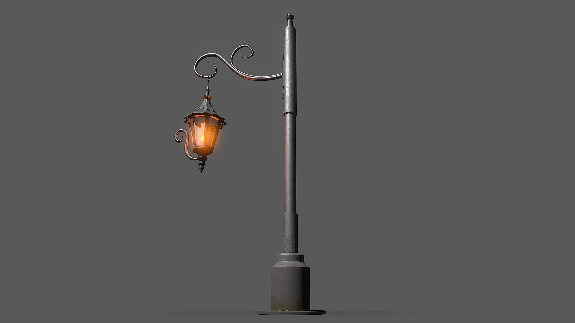 3D model Lamp Post VR / AR / low-poly | CGTrader