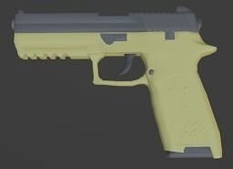 SG P250 3D model | CGTrader