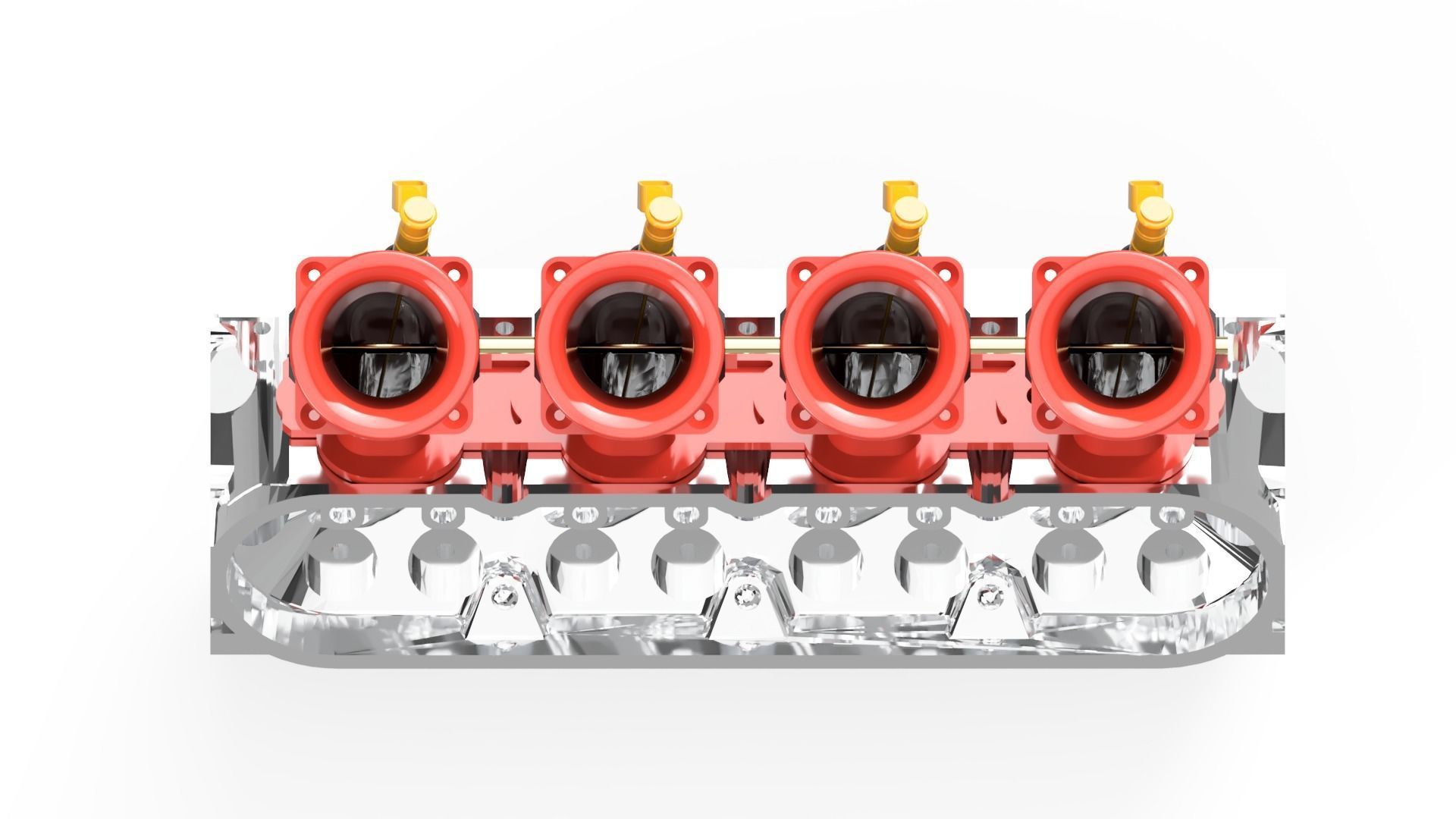 Individual Throttle Body for GM LS3 engines 3D model 3D printable ...