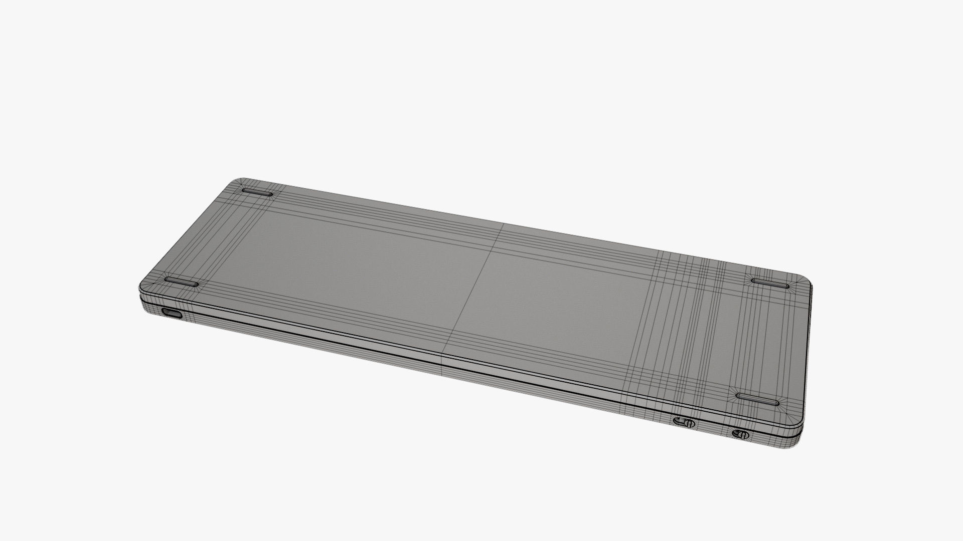 65-Percent Layout Keyboard Black 3D model | CGTrader