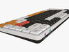75-Percent Layout Keyboard White 3D model | CGTrader
