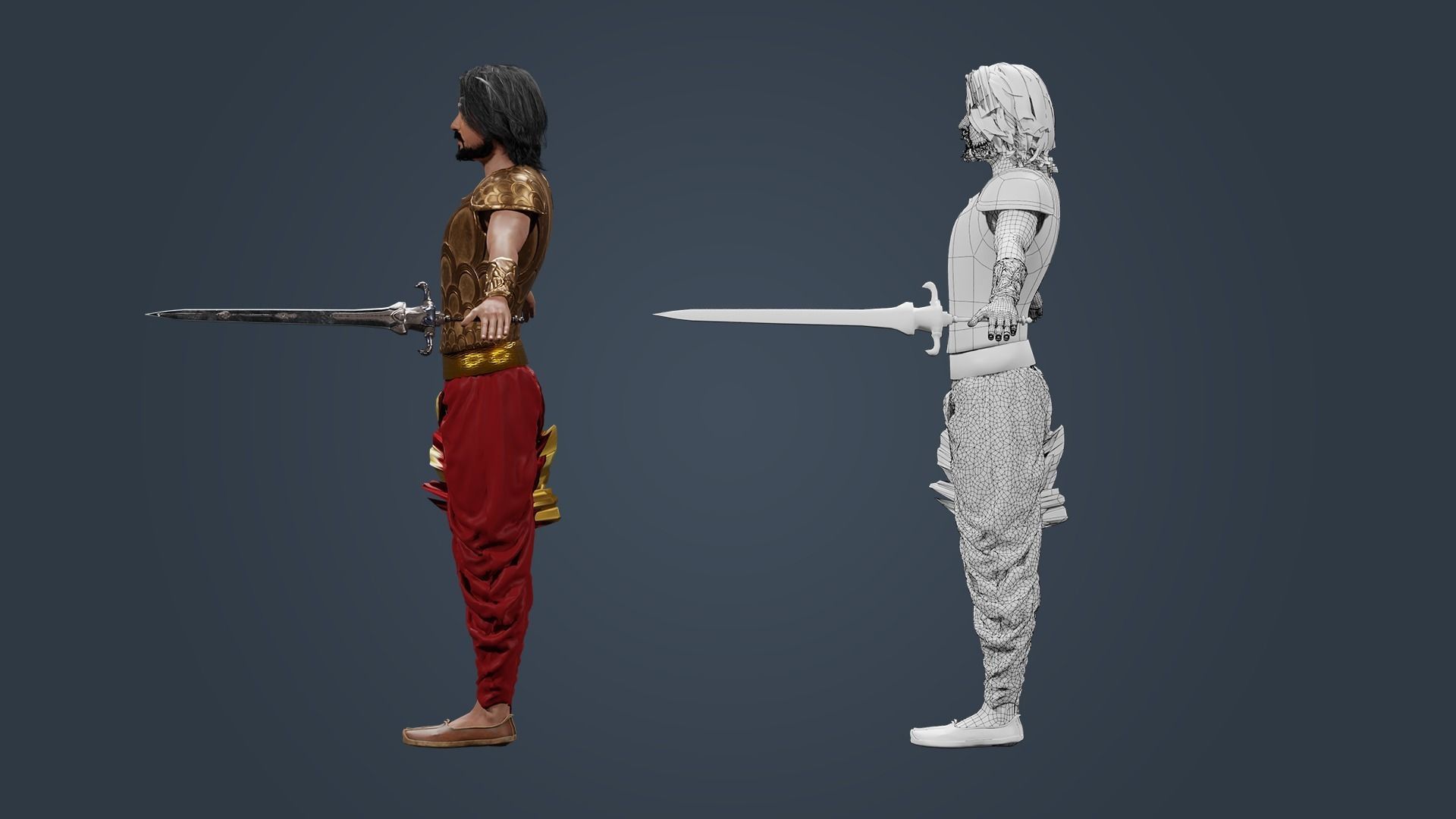 Indian King rigged 3D model rigged | CGTrader