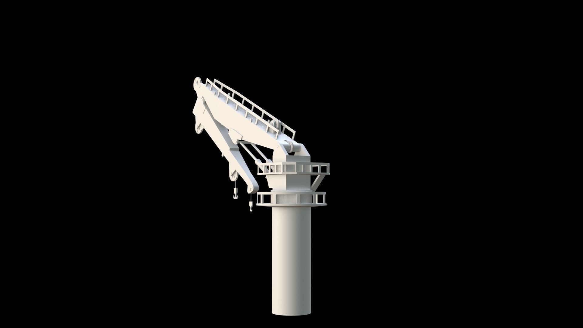 Crane Boom 3D model 3D printable | CGTrader